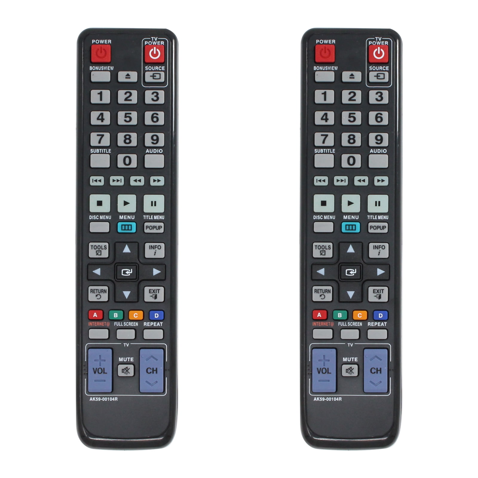 2-Pack AK59-00104R Remote Control Replacement - Compatible with Samsung ...