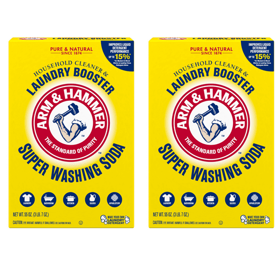 ARM & HAMMER Super Washing Soda, Laundry Booster and Household Cleaner ...
