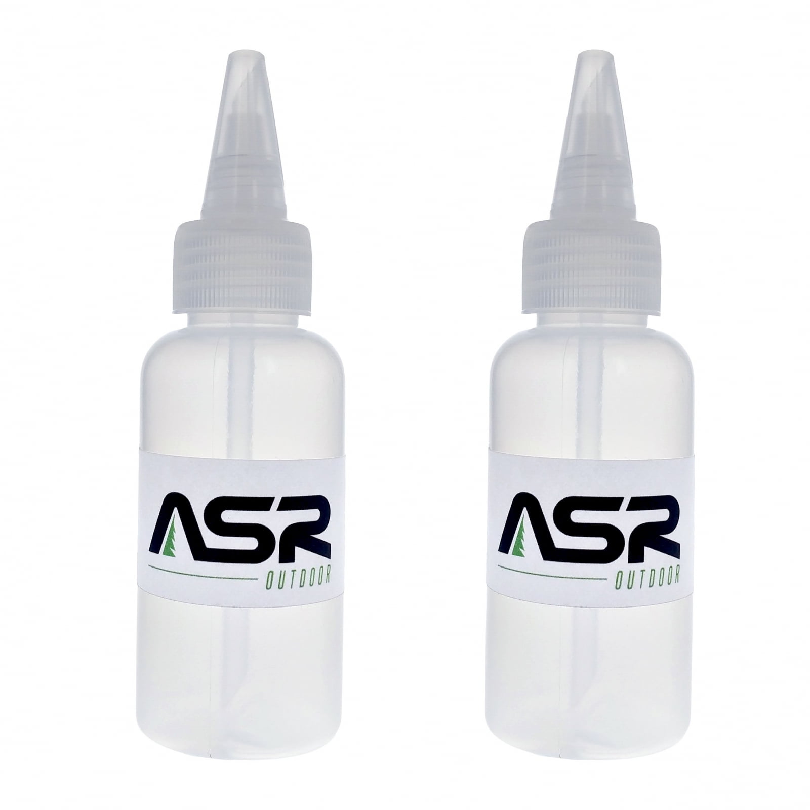 (2 Pack) ASR Outdoor 3oz Plastic Heavy Duty Gold Snifter Bottle with ...