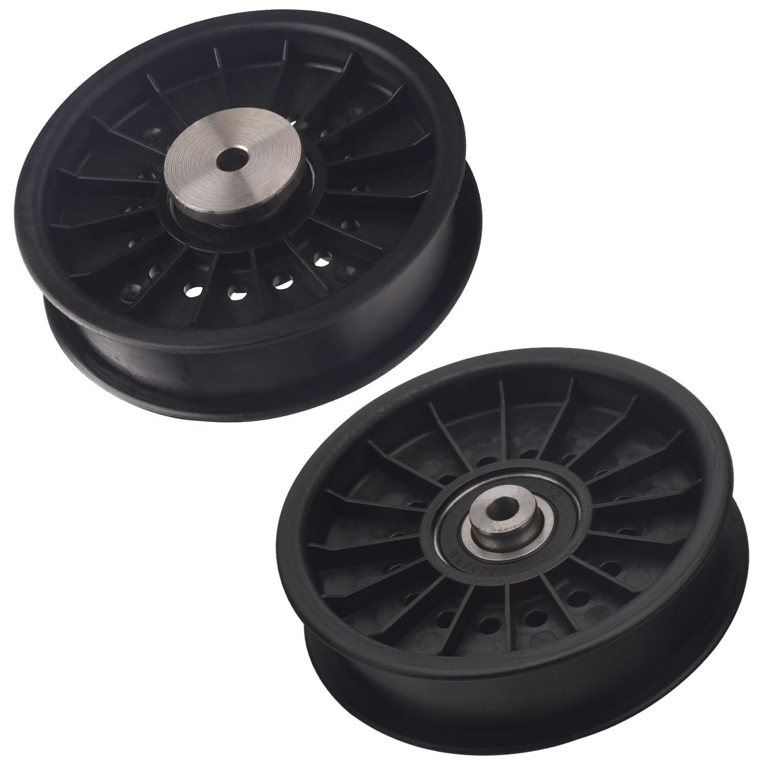 2 Pack AUC10057 Traction Drive Belt Flat Idler Pulley Compatible with ...