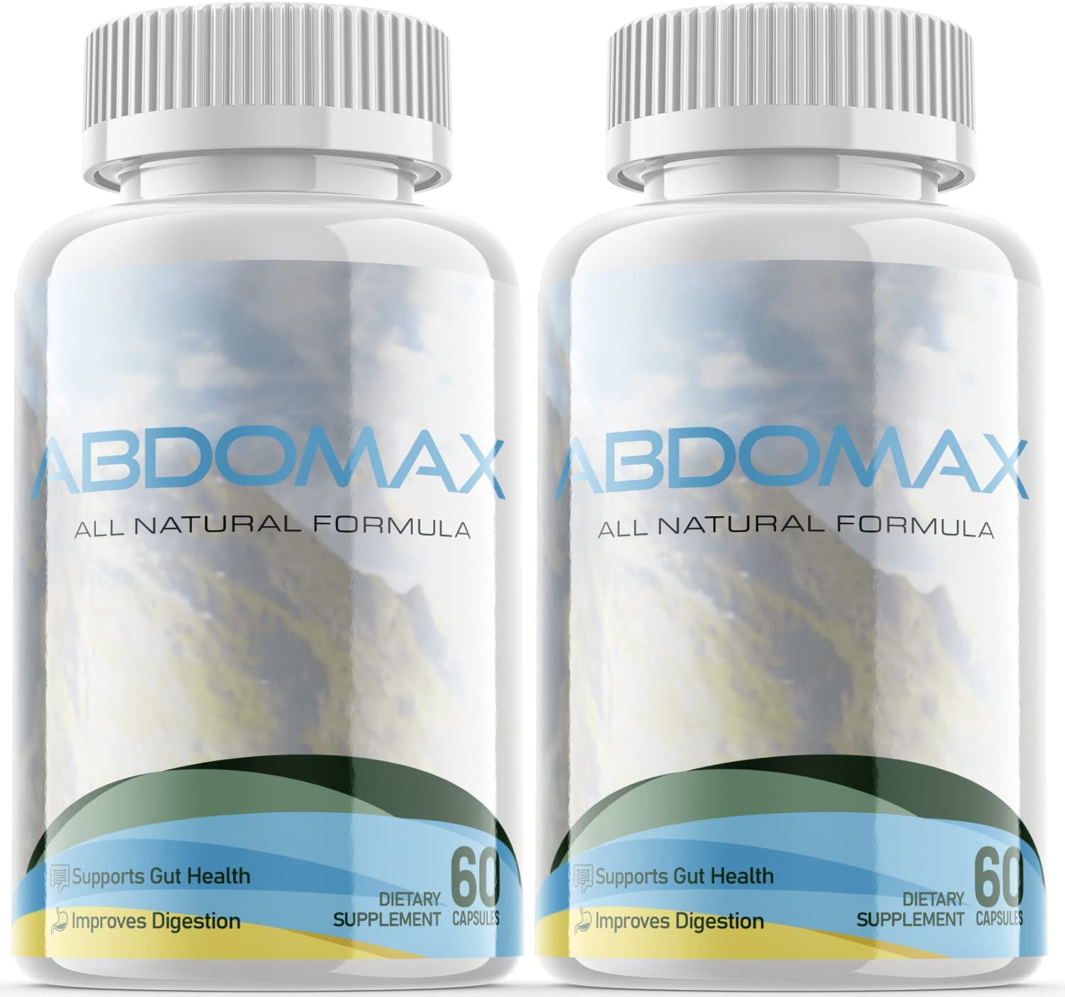 (2 Pack) Abdomax - Dietary Supplement for Digestion and Healthy Gut ...