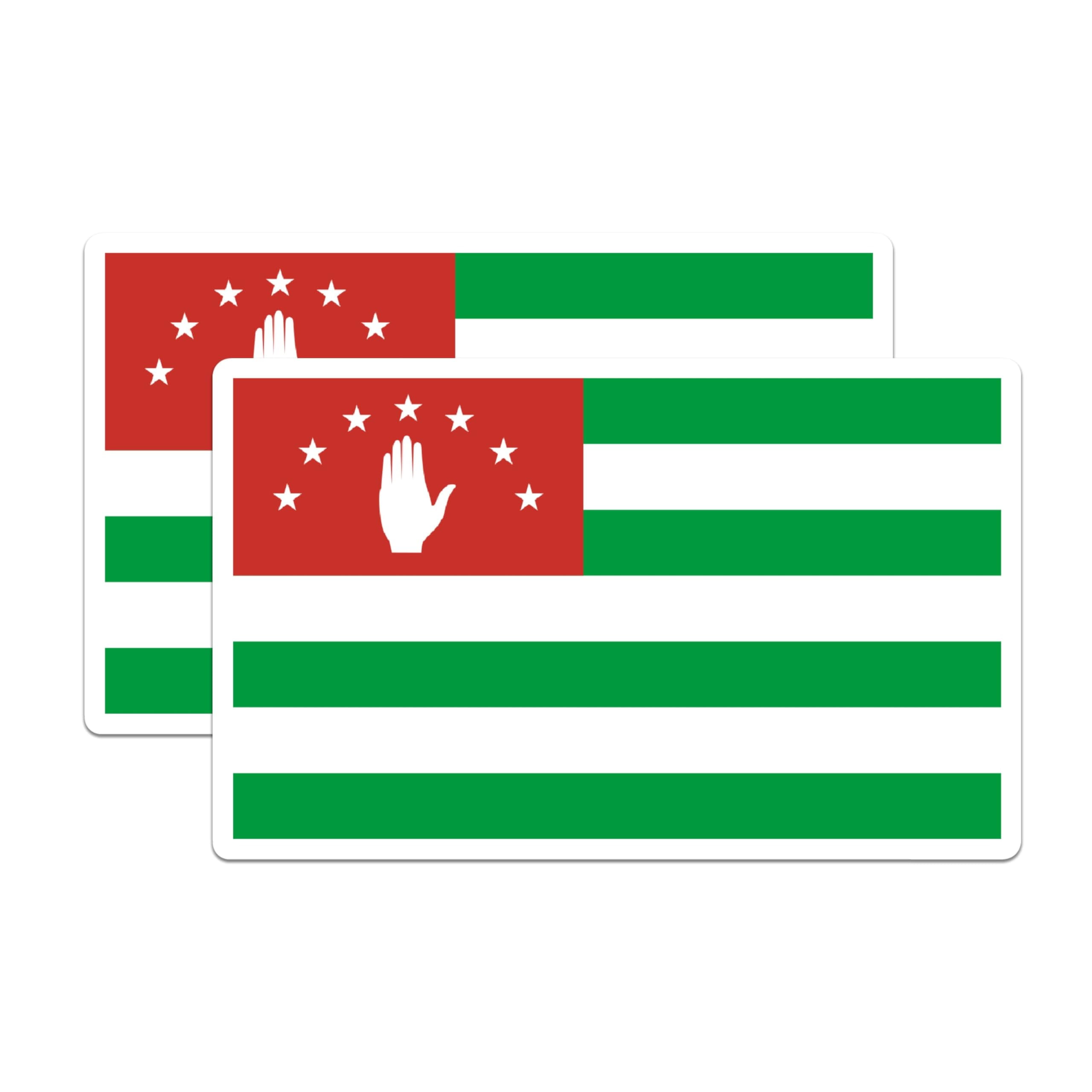 (2 Pack) Abkhazia World Flag Magnets - Pride - 5 Inches On Longest Side ...