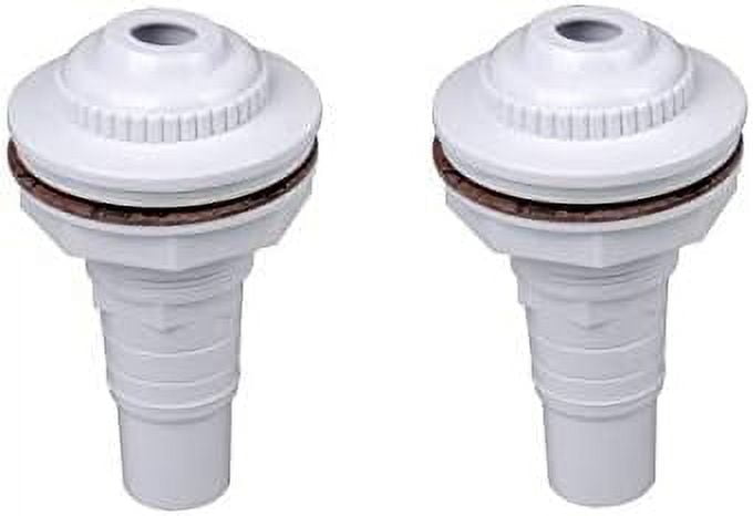 2 Pack Above Ground Pool Complete Return Inlet Jet Fitting With Gasket ...