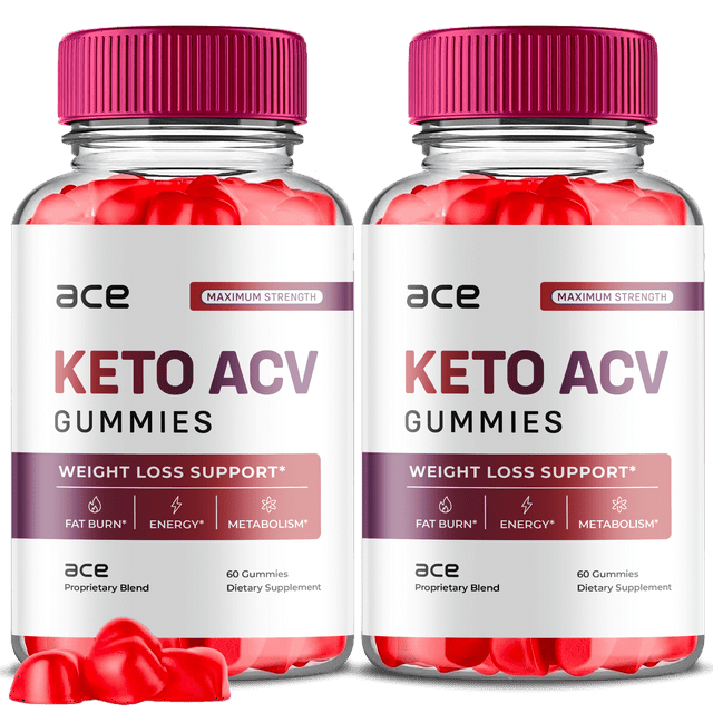 Ace Keto ACV Gummies, 2 Pack - Fat Burner Metabolism Booster for Adults ...