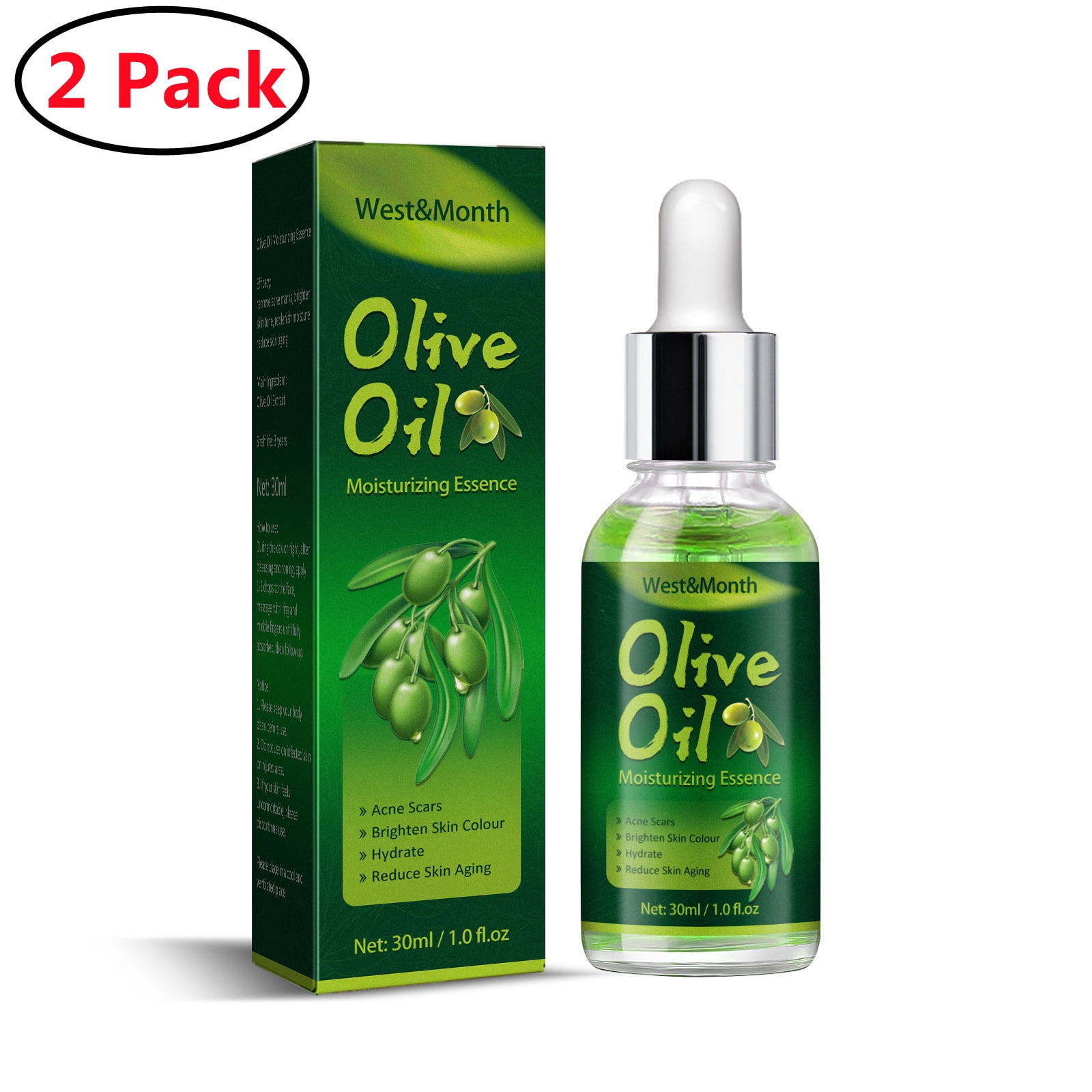 2 Pack Acne Treatment Serum For Face And Body Targets Cystic Hormonal