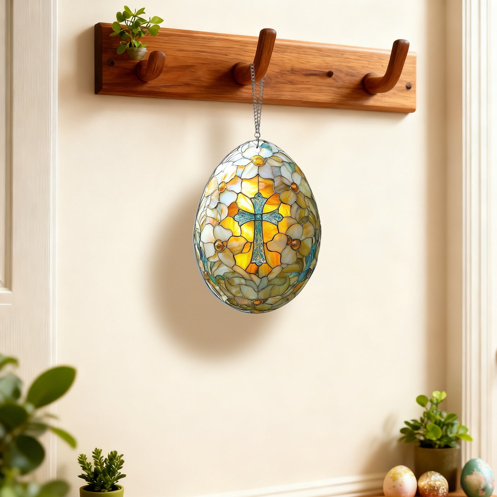 2 Pack Acrylic Decorative Pendant, Multi-functional Tabletop Stand for ...