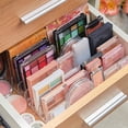 2 Pack Acrylic Eyeshadow Palette Makeup Organizer - 7-Section Makeup ...