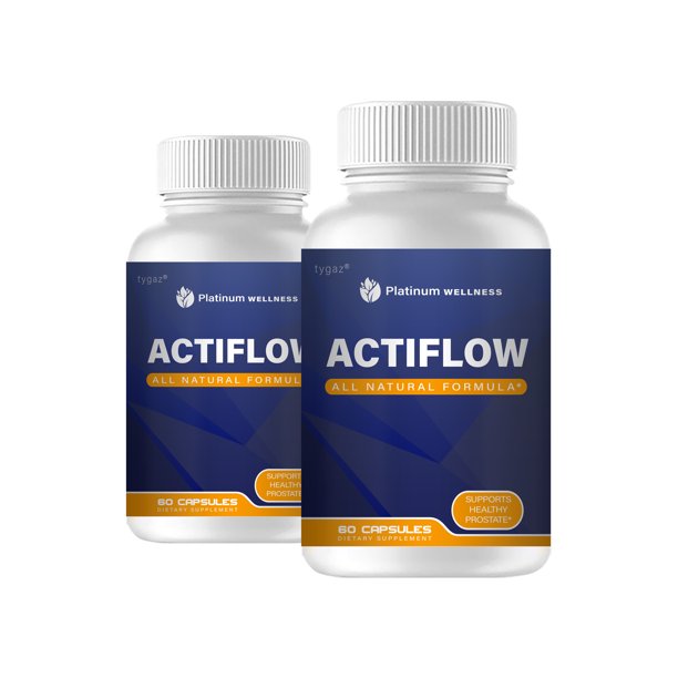 (2 Pack) Actiflow Capsules - Actiflow Advanced Capsules - Walmart ...