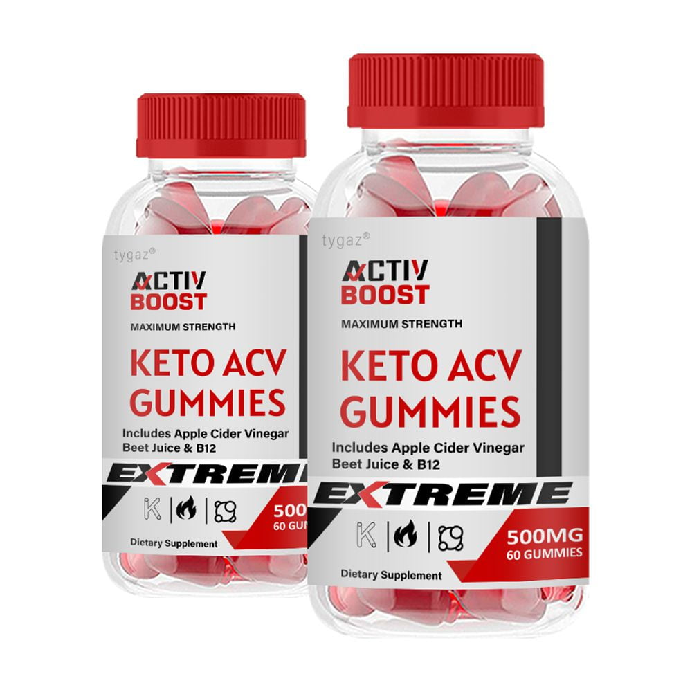 (2 Pack) Activ Boost Gummies - Activ Boost Keto Apple Cider Vinegar ...