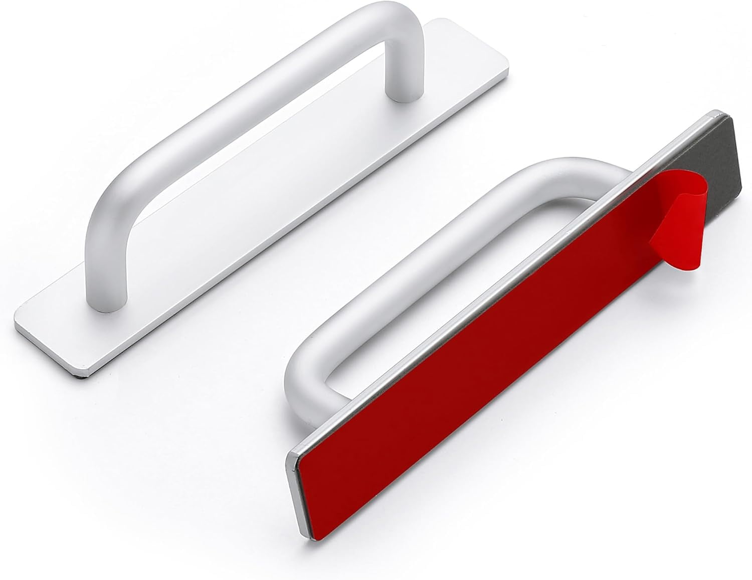 2 Pack Adhesive Handles Self Stick Instant Cabinet Handles 5.83" Stick ...