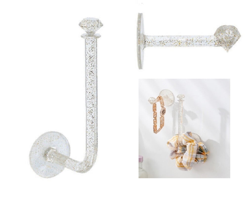 2-Pack Adhesive Scrunchie Holder Set – Wall-Mounted DIY Hair ...