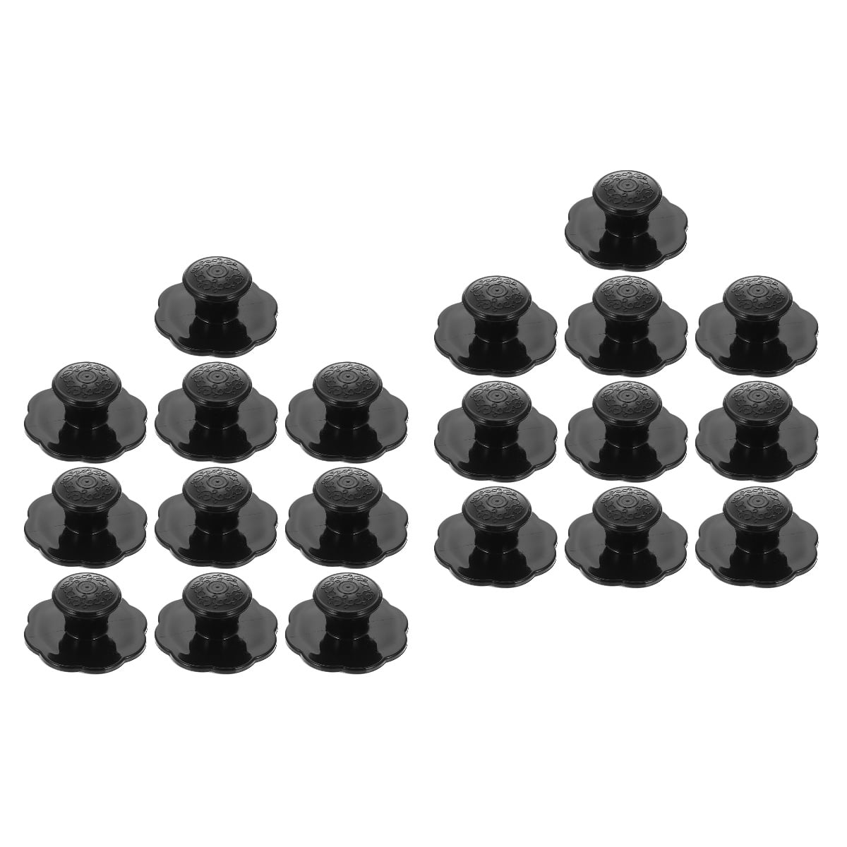 2 Pack Adhesive Wardrobe Knob Double Layer Spices Finishing Rack Pull ...