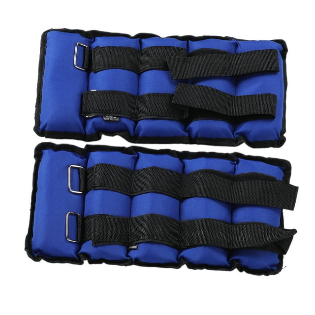 2-Pack Adjustable Ankle Weights for Gym, Yoga, and Fitness - 5kg ...