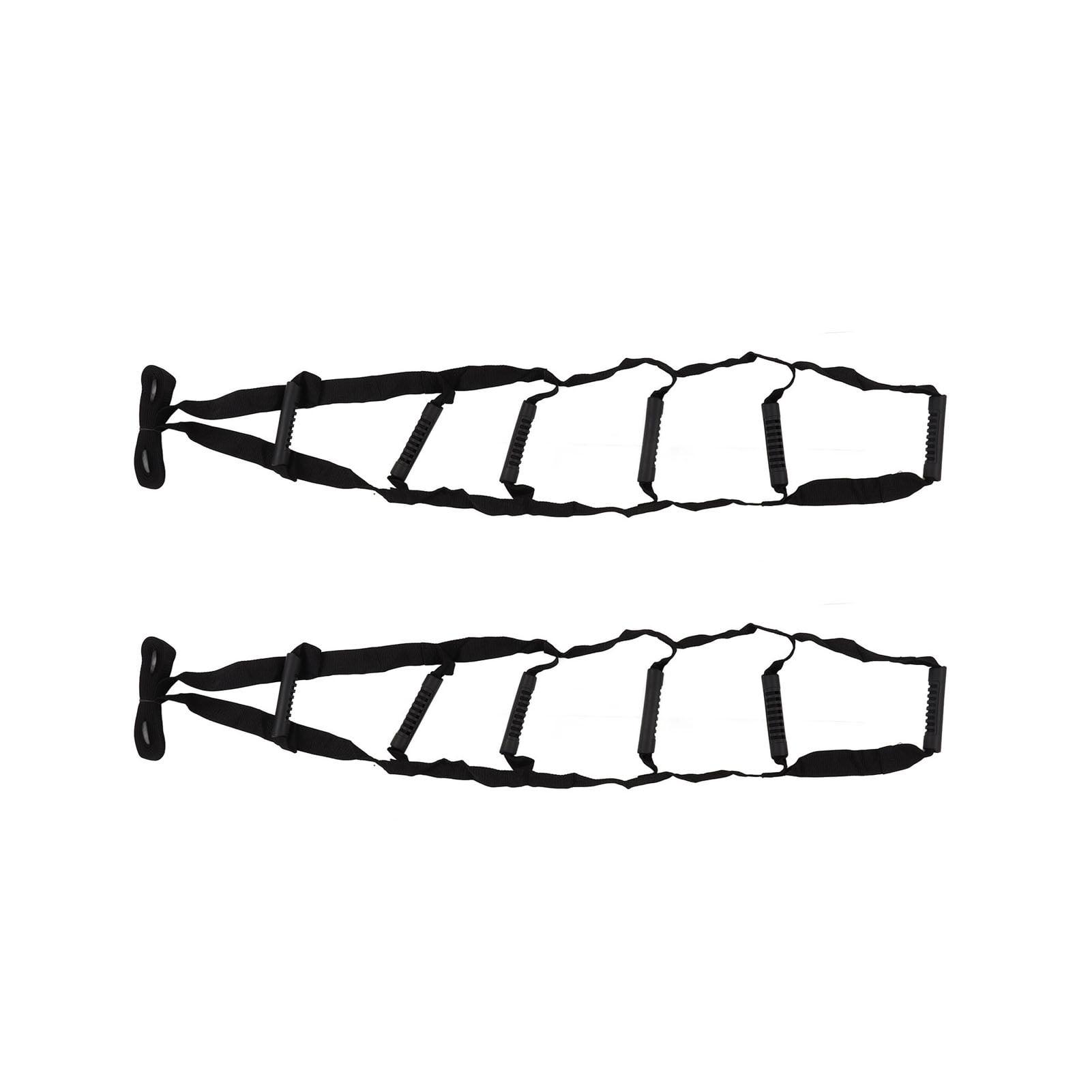 2-Pack Adjustable Bed Ladder Assist Straps with 6 Handles for Safe ...