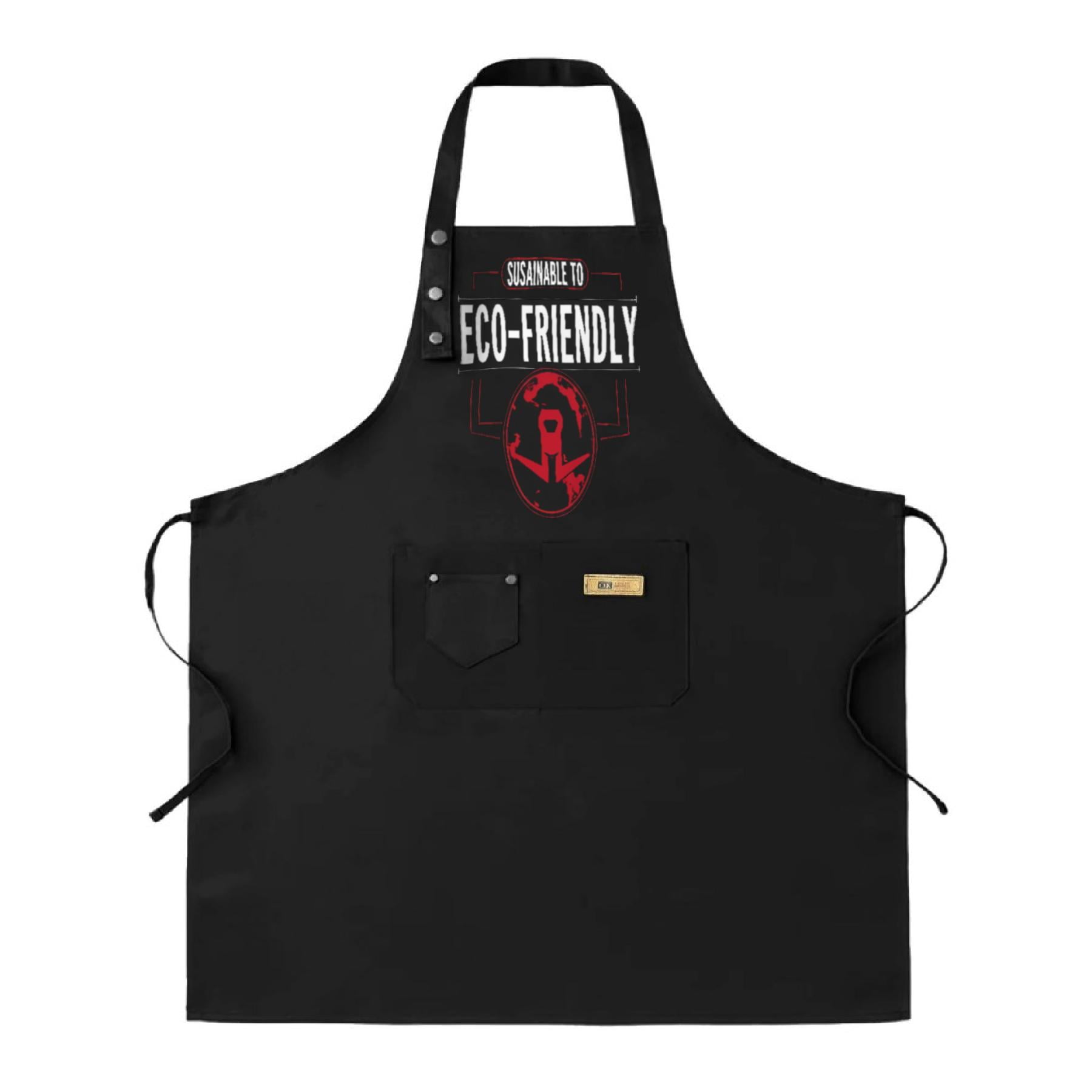 2 Pack Adjustable Bib Apron - Eco - Friendly Design with Front Pocket ...