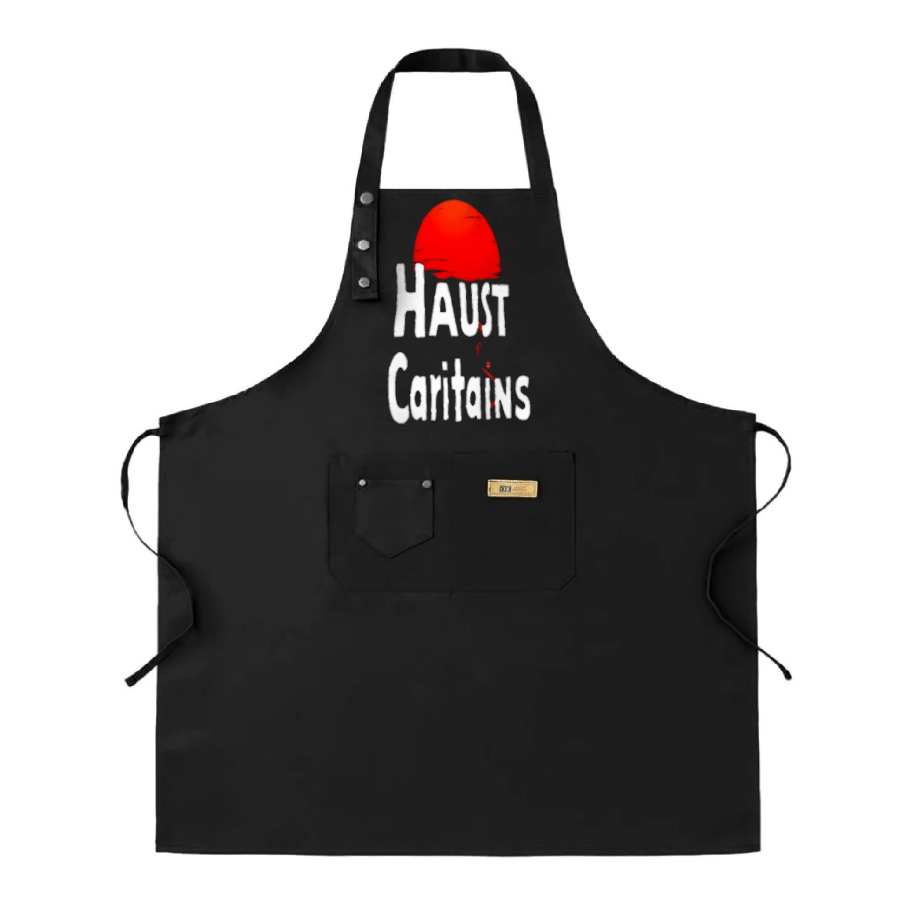 2 Pack Adjustable Bib Apron with Front Pocket - Stylish Black Apron ...