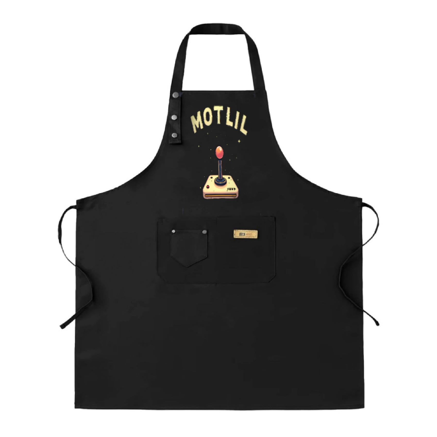 2 Pack Adjustable Bib Apron & Pockets - Minimalist Cooking Apron for ...