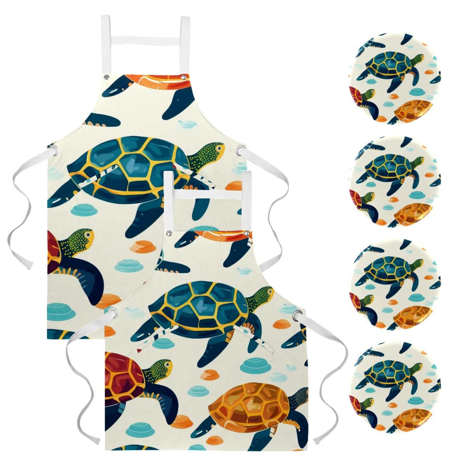 2 Pack Adjustable Bib Apron Waterdrop Resistant with Adjustable with 2 ...