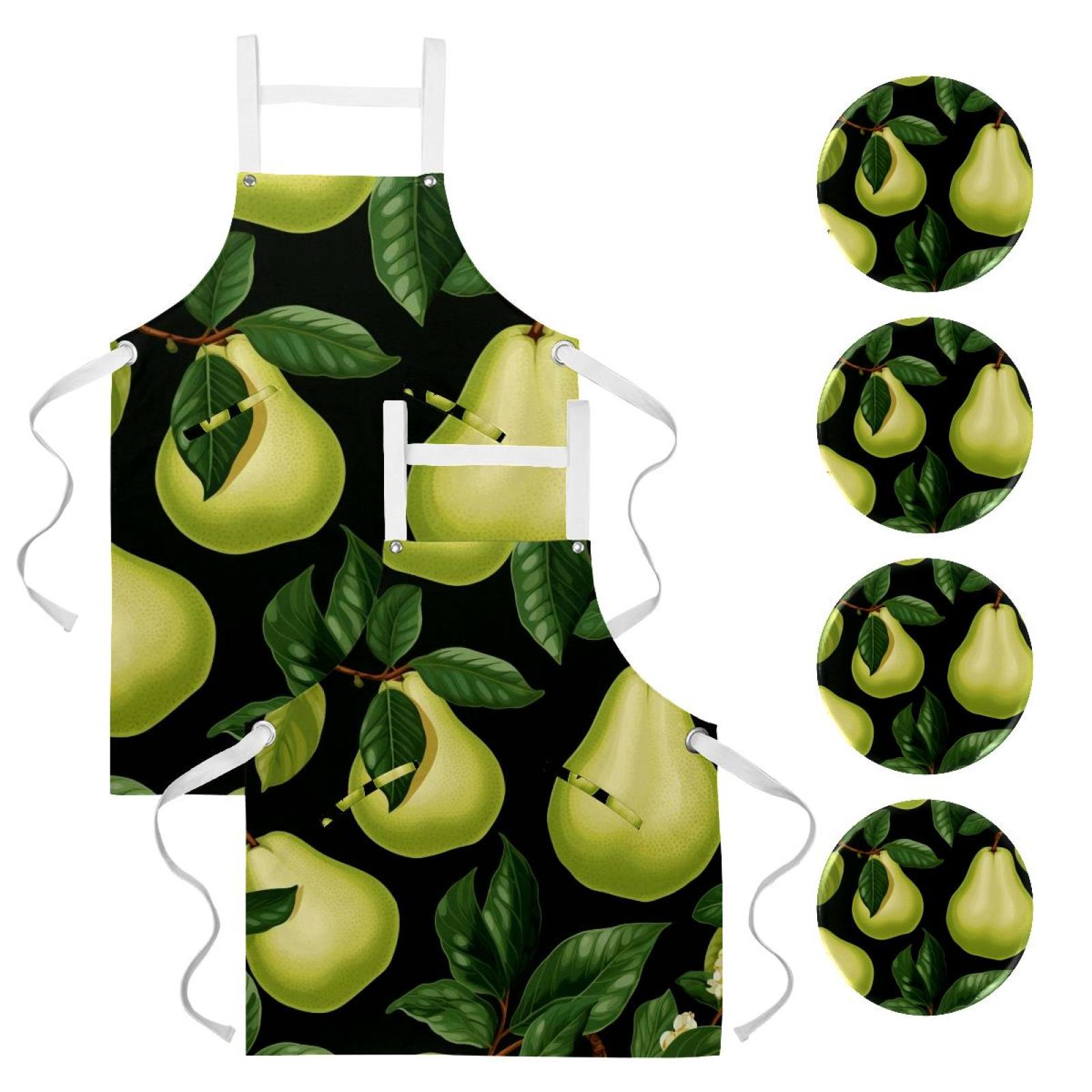 2 Pack Adjustable Bib Apron Waterdrop Resistant with Adjustable with 2 ...