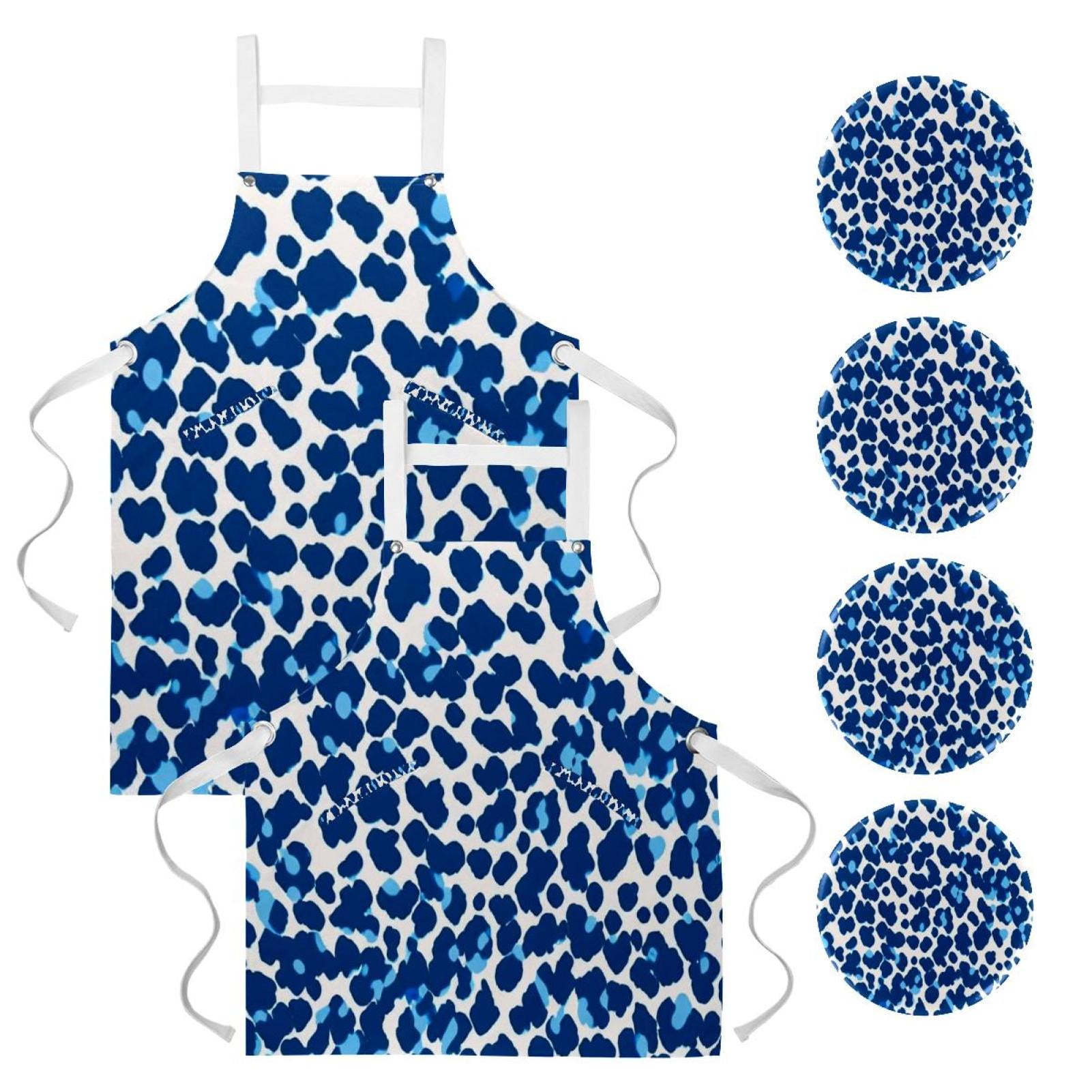 2 Pack Adjustable Bib Apron Waterdrop Resistant with Adjustable with 2 ...