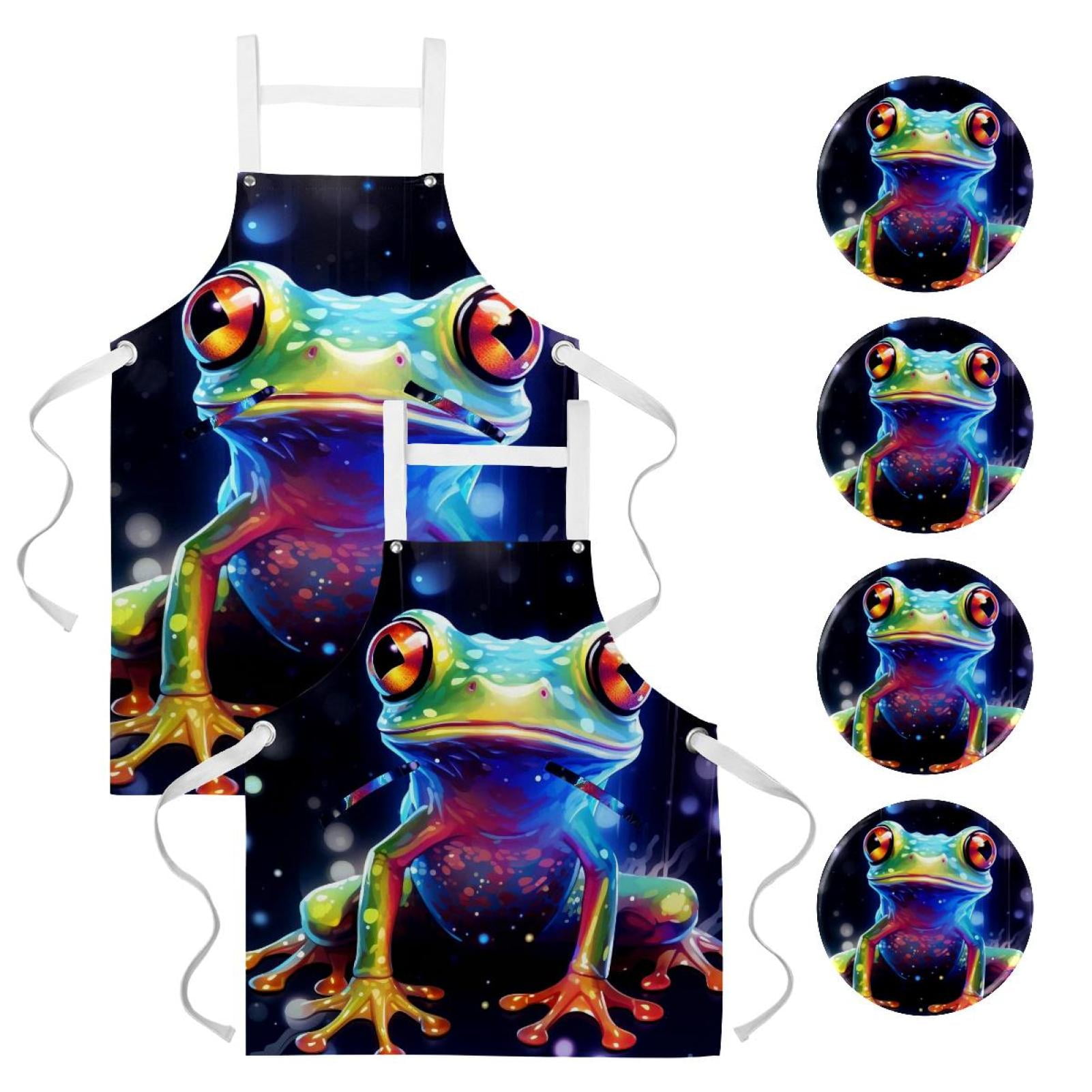 2 Pack Adjustable Bib Apron Waterdrop Resistant with Adjustable with 2 ...