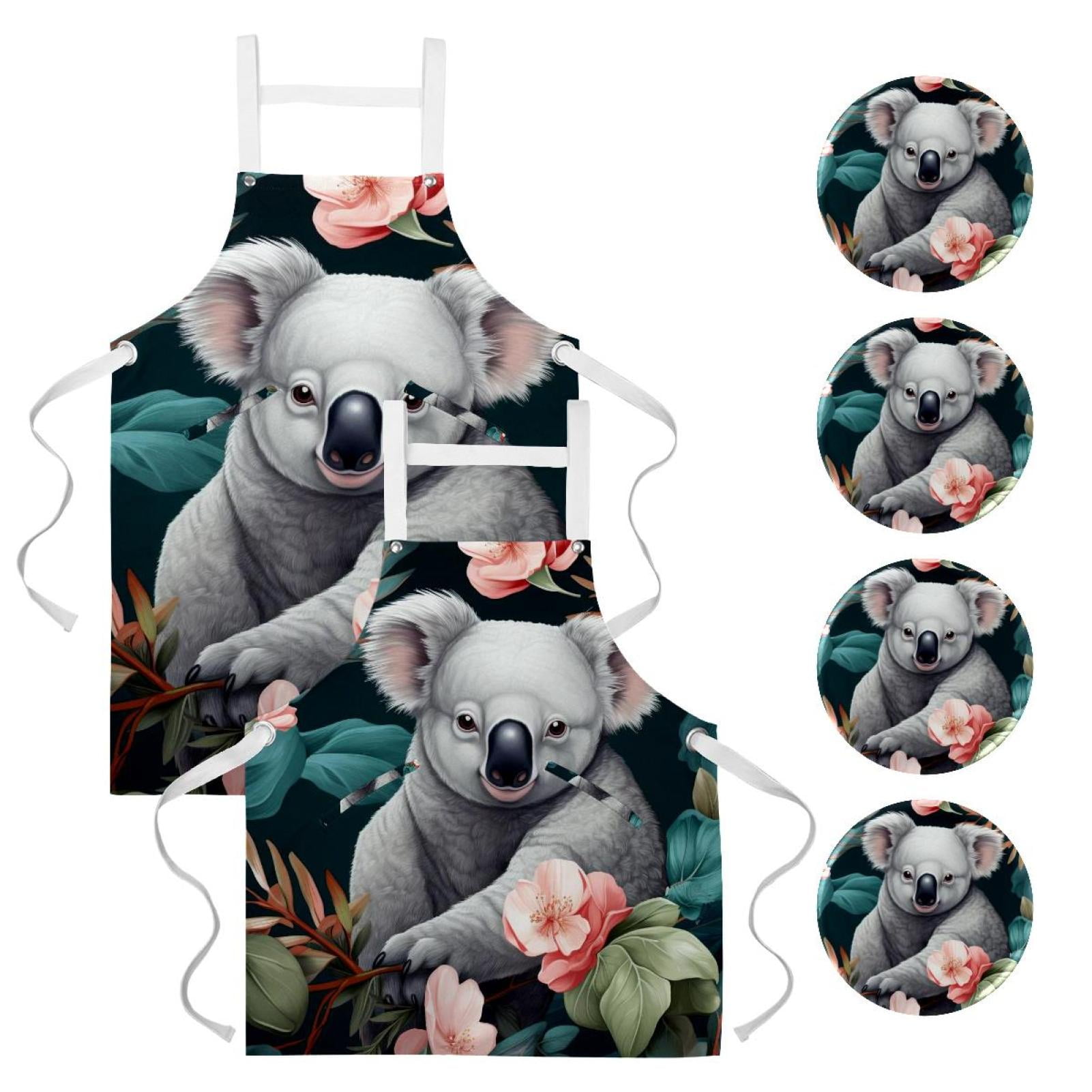 2 Pack Adjustable Bib Apron Waterdrop Resistant with Adjustable with 2 ...