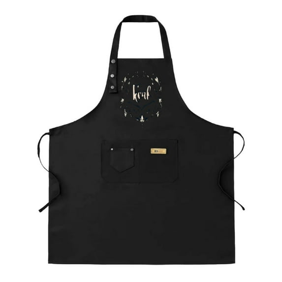 2 Pack Adjustable Bib Apron for Cooking & Baking - Stylish Black Apron ...