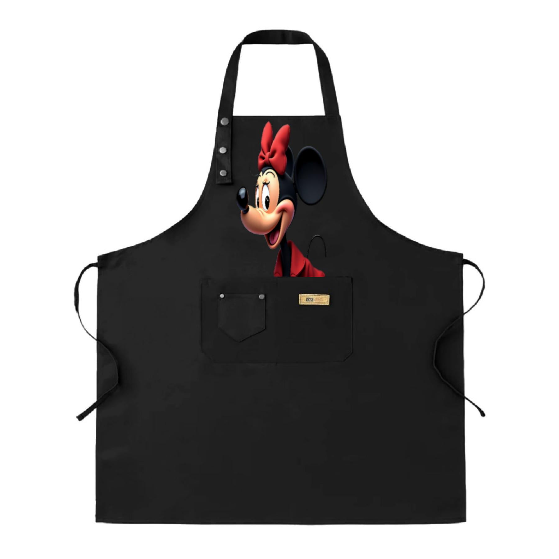 2 Pack Adjustable Bib Apron for Cooking - Cartoon Character Design with ...