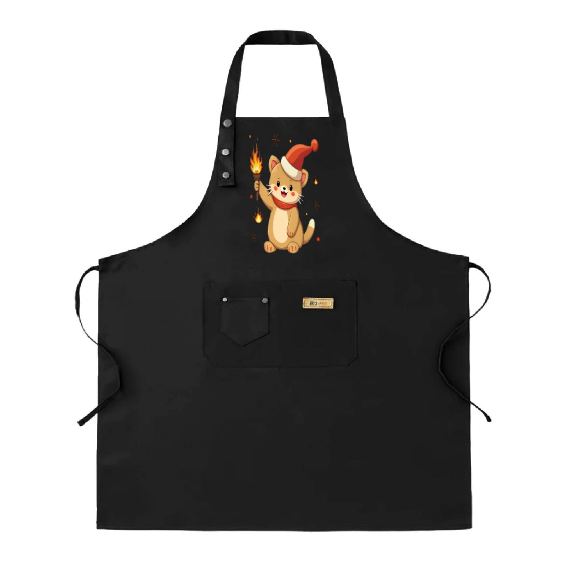 2 Pack Adjustable Bib Apron with Cartoon Cat Design - Mr Fluffy in ...