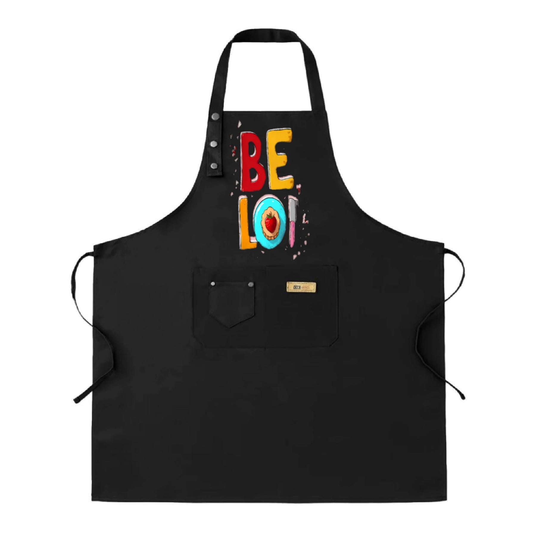 2 Pack Adjustable Bib Apron with Colorful ' BE LOVED ' Design & 2 ...