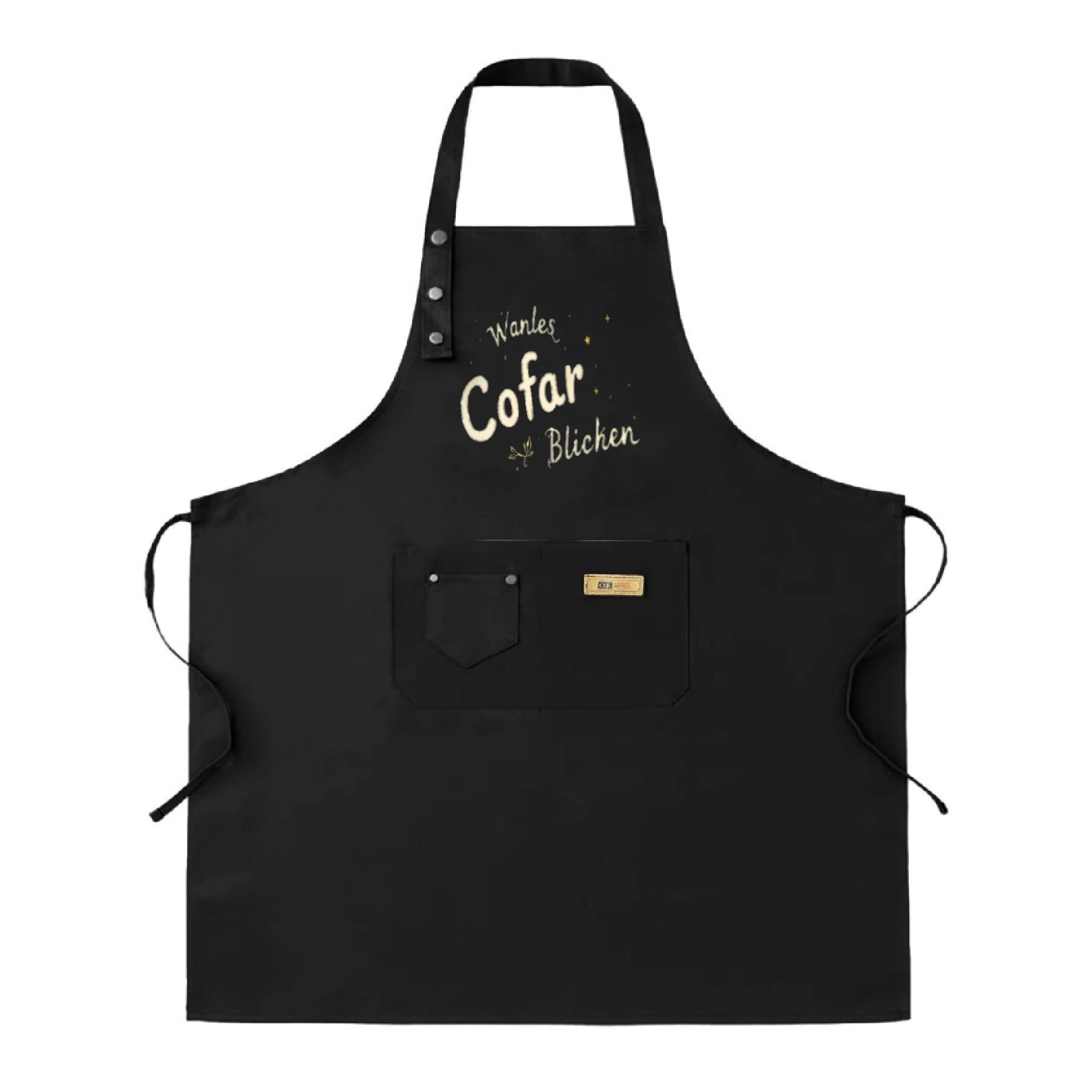 2 Pack Adjustable Bib Apron with Decorative Text " Wandler Cotar ...