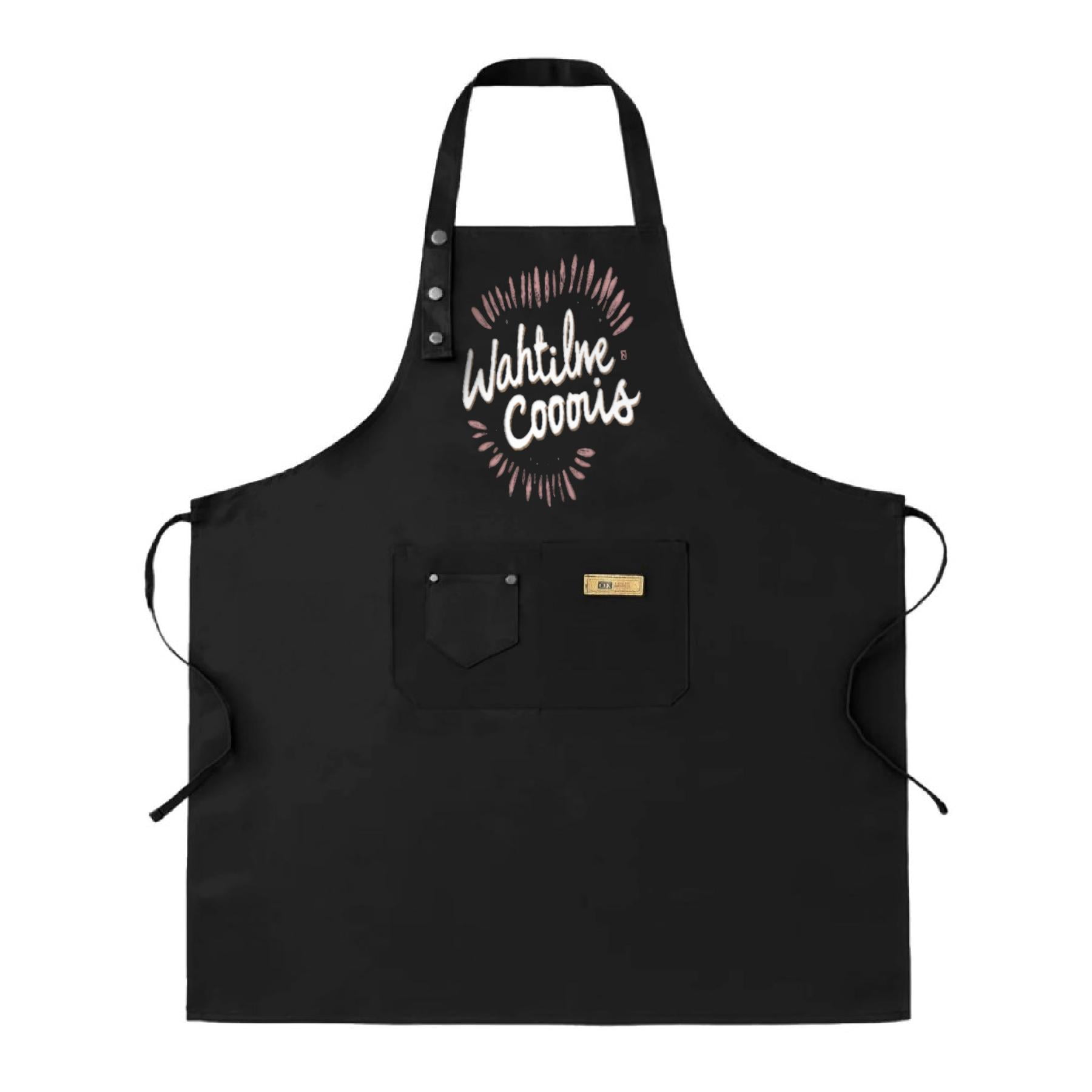 2 Pack Adjustable Bib Apron with Decorative ' Wahlwe Cooius ' Design 2 ...