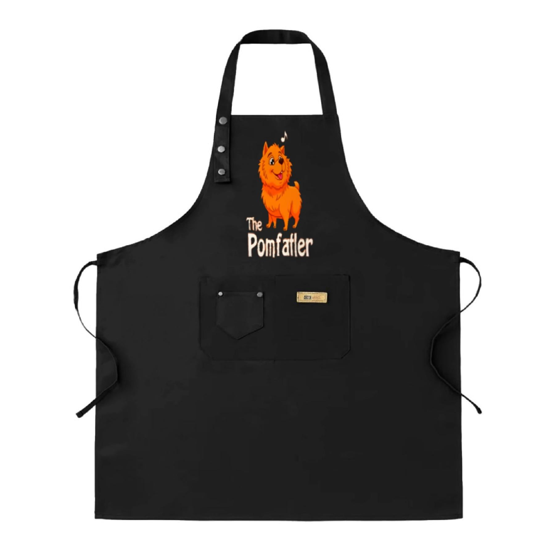 2 Pack Adjustable Bib Apron with Fluffy Orange Dog Design " The ...