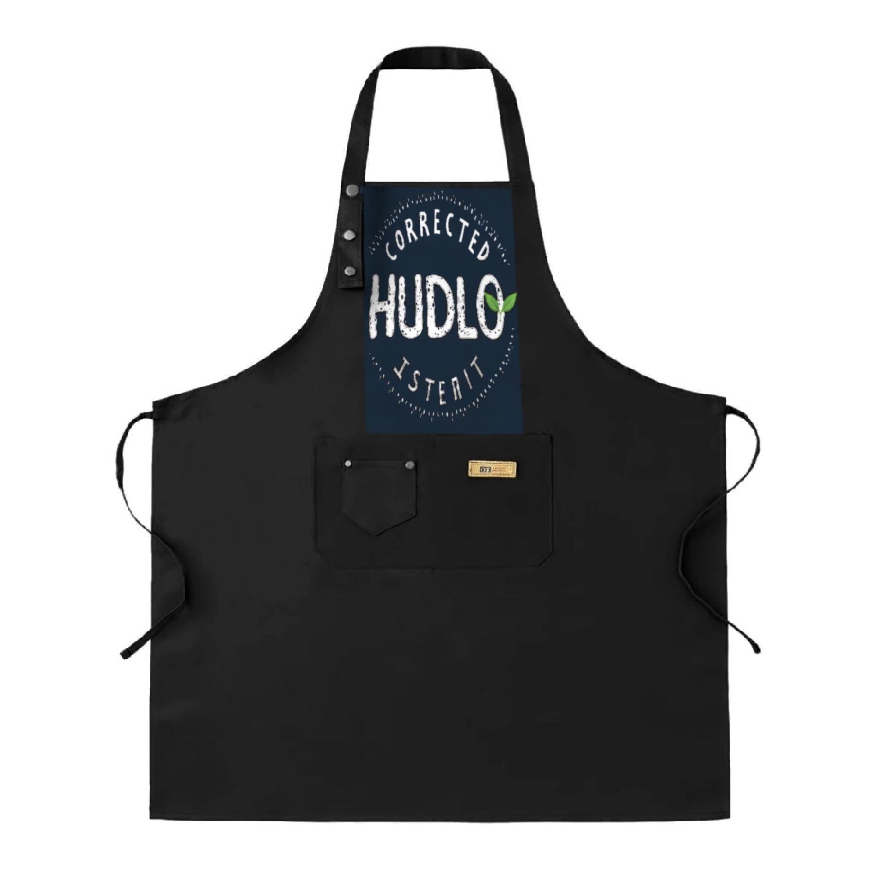 2 Pack Adjustable Bib Apron with Front Pocket ' CORRECTED HUDLO STEAK ...