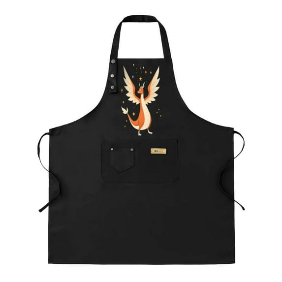 2 Pack Adjustable Bib Apron with Joyful Bird Design & 2 Pockets ...