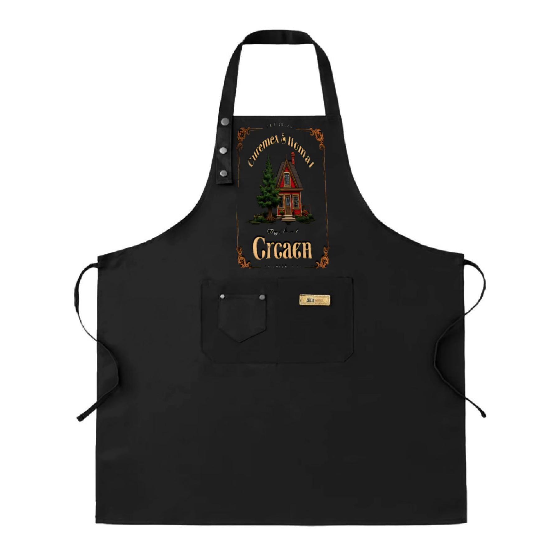 2 Pack Adjustable Bib Apron with Pockets - Stylish Black Apron ...