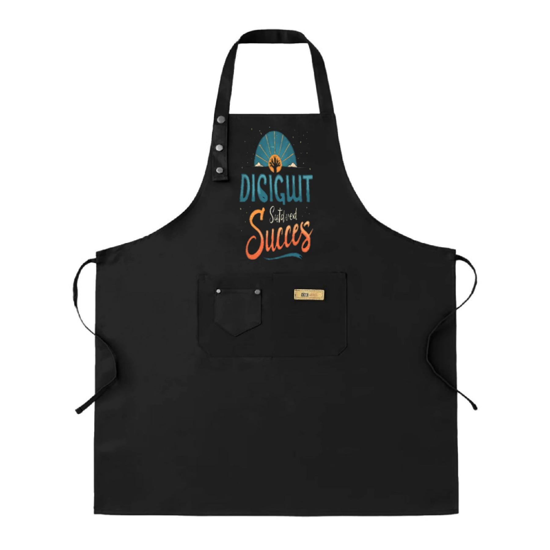 2 Pack Adjustable Bib Apron with Pockets - Stylish Black Apron ...