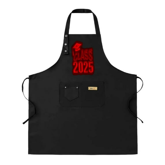 2 Pack Adjustable Bib Apron with Pockets - Stylish Black Apron with ...