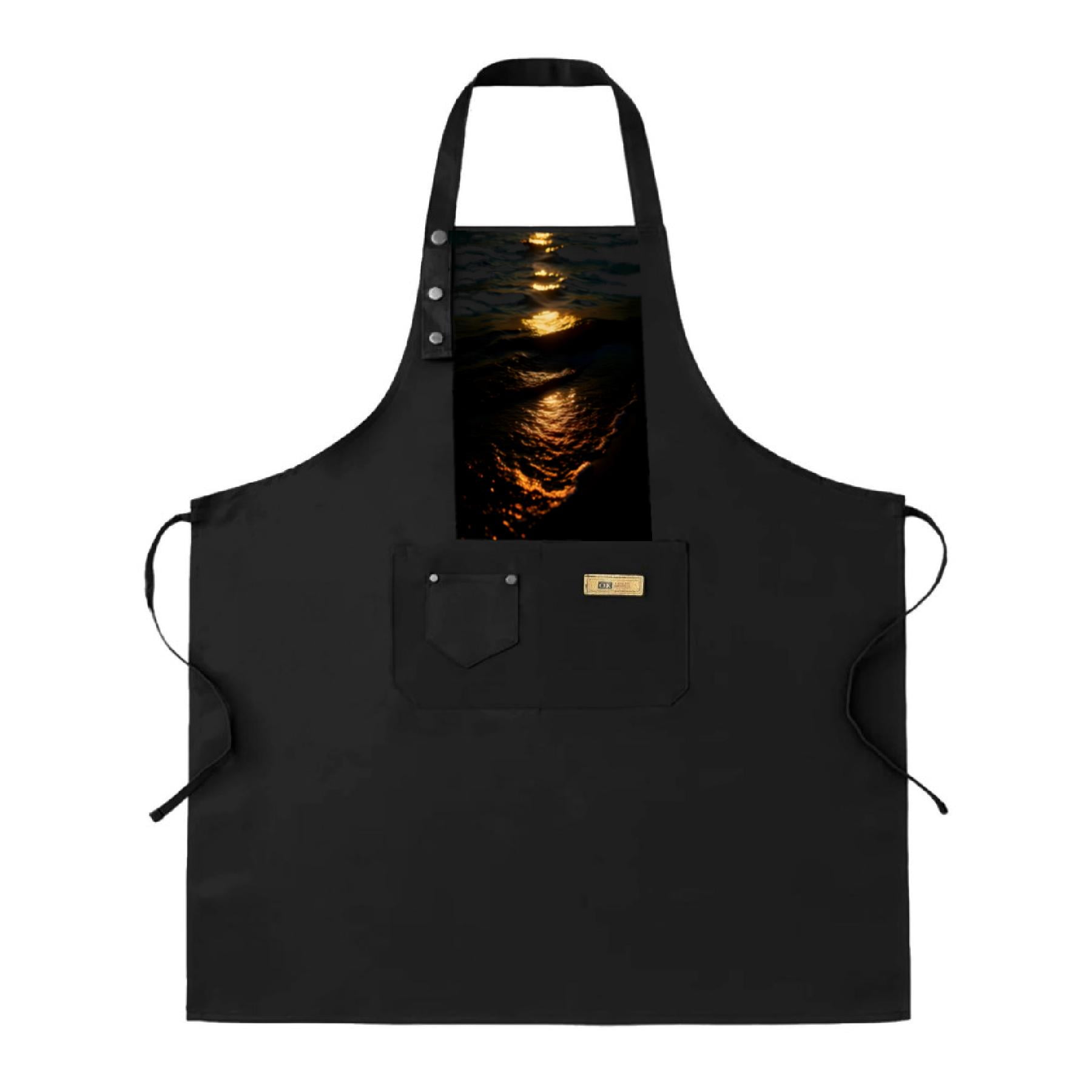 2 Pack Adjustable Bib Apron with Reflective Water Design & ' MOM ' 2 ...