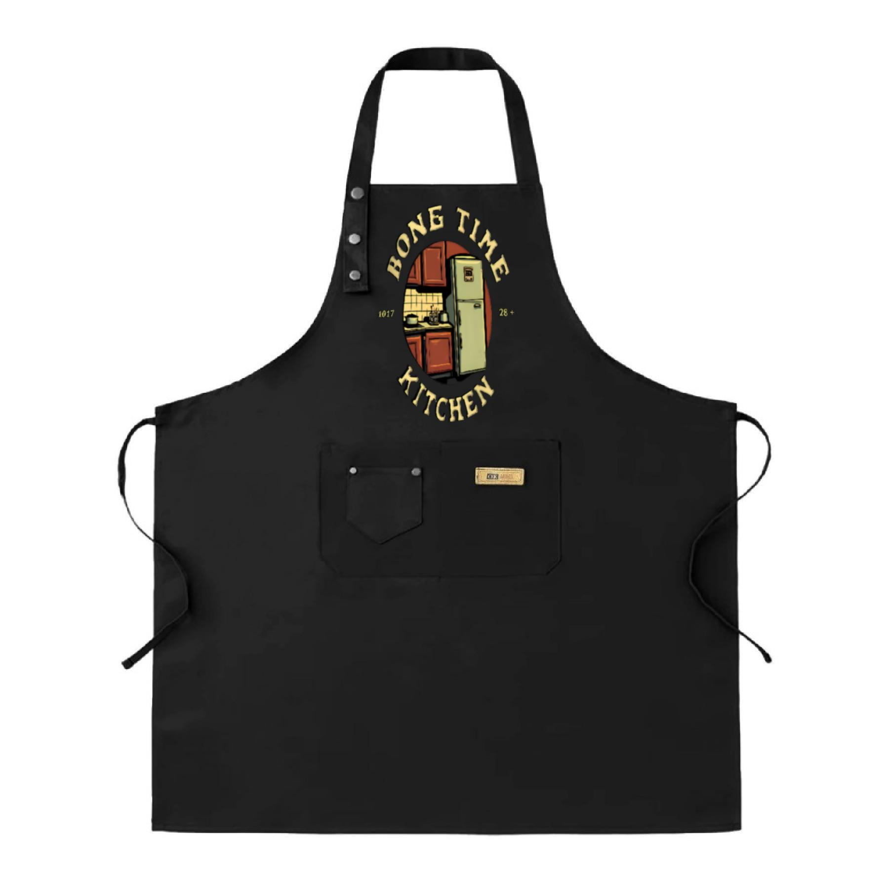 2 Pack Adjustable Bib Apron with Refrigerator & Kitchen Appliances ...