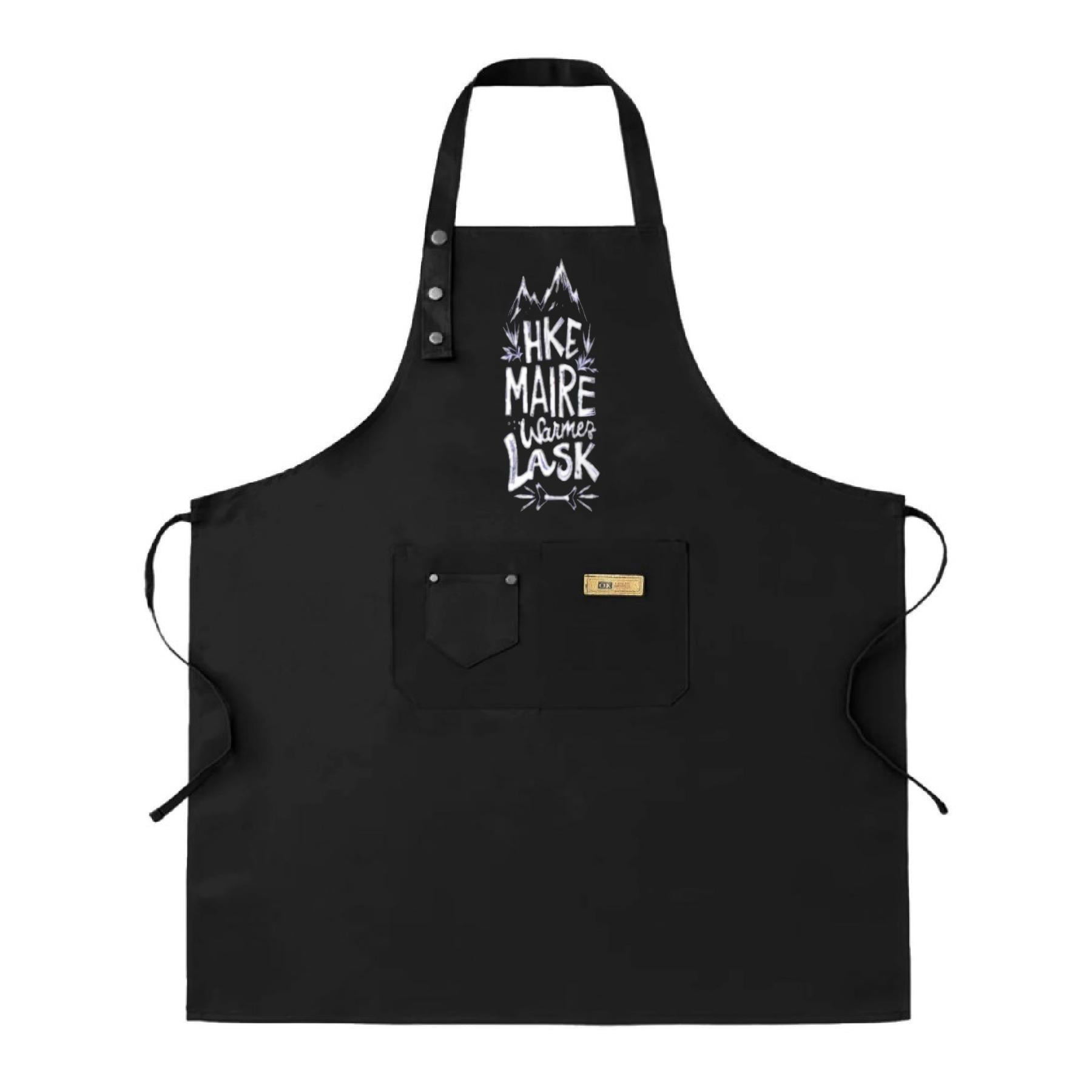 2 Pack Adjustable Bib Apron with Stylish Mountain Graphic & " SHIKE ...