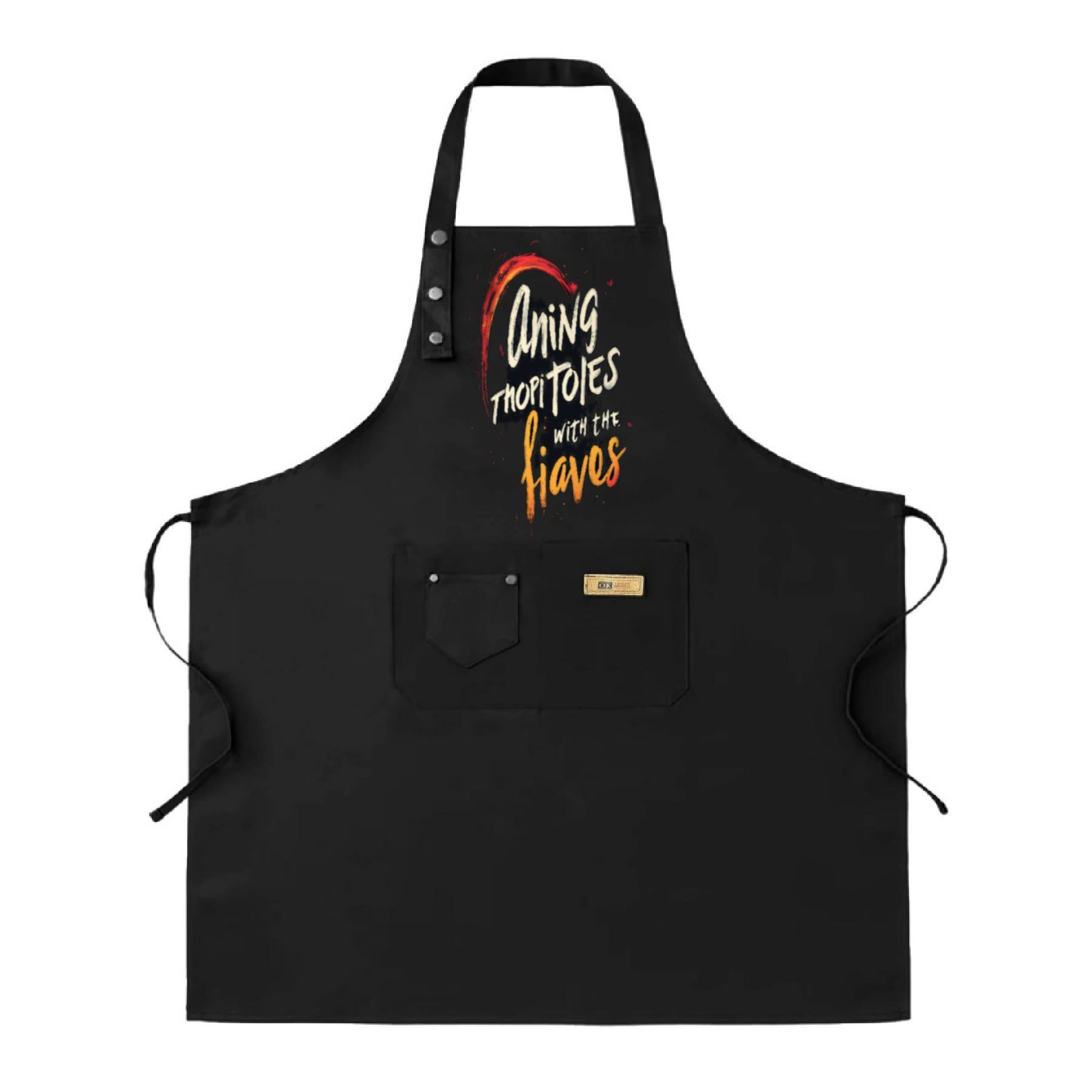 2 Pack Adjustable Bib Apron with Unique Front Pocket Design & Stylish ...