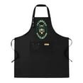 2 Pack Adjustable Bib Apron with Wolf Head Design & Text " JÅRNEGAT DIO ...