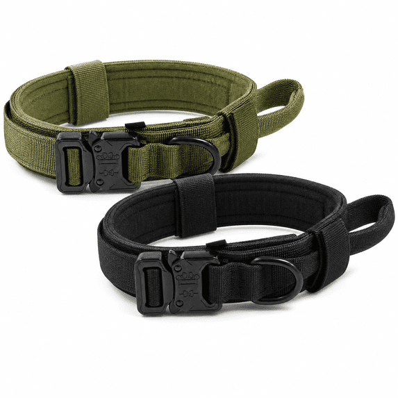 2 Pack Adjustable Dog Collar Soft Comfortable Wear Resistant Pet Neck ...
