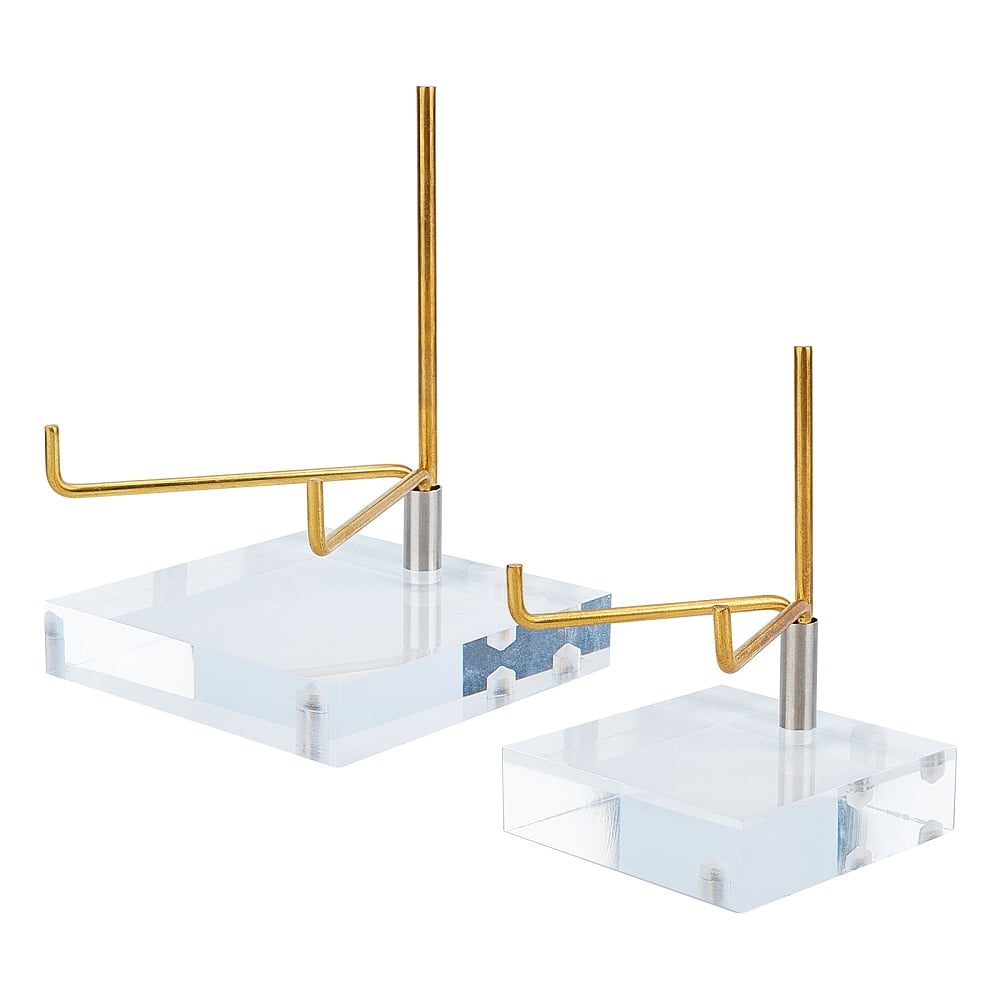 2 Pack Adjustable Metal Arm Display Stand Easel with Acrylic Base ...