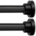 2 Pack Adjustable Spring Tension Curtain Rods 32 to 66 Inches ...