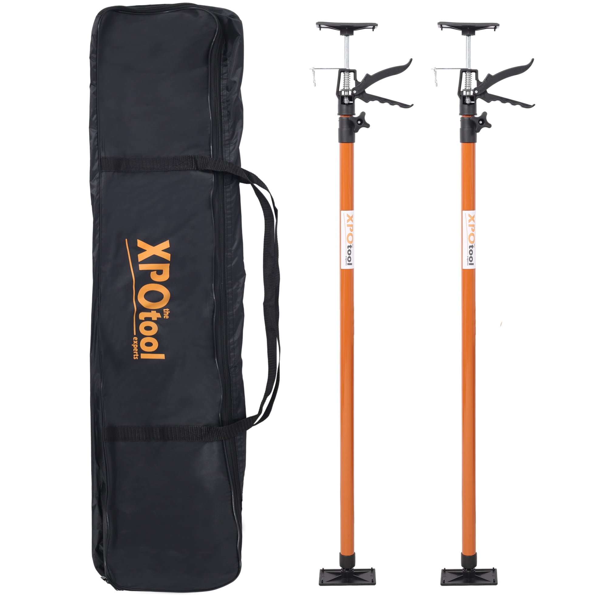 2 Pack Adjustable Support Pole, Steel 3rd Hand System - Extends 45 to 114 Inch, Supports Up to ...