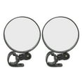 2-Pack Adjustable Wide Angle Round Bike Rear View Mirror, 8cm Universal ...