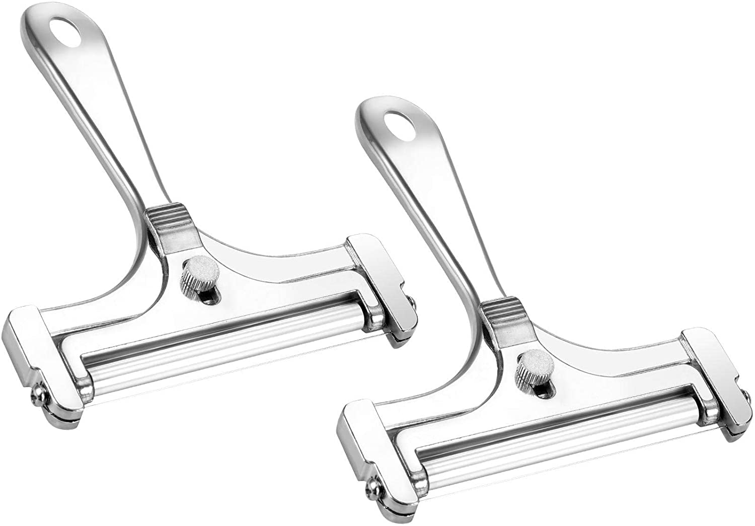 2 Pack Adjustable Wire Cheese Slicer Stainless Steel Thickness Slicer ...