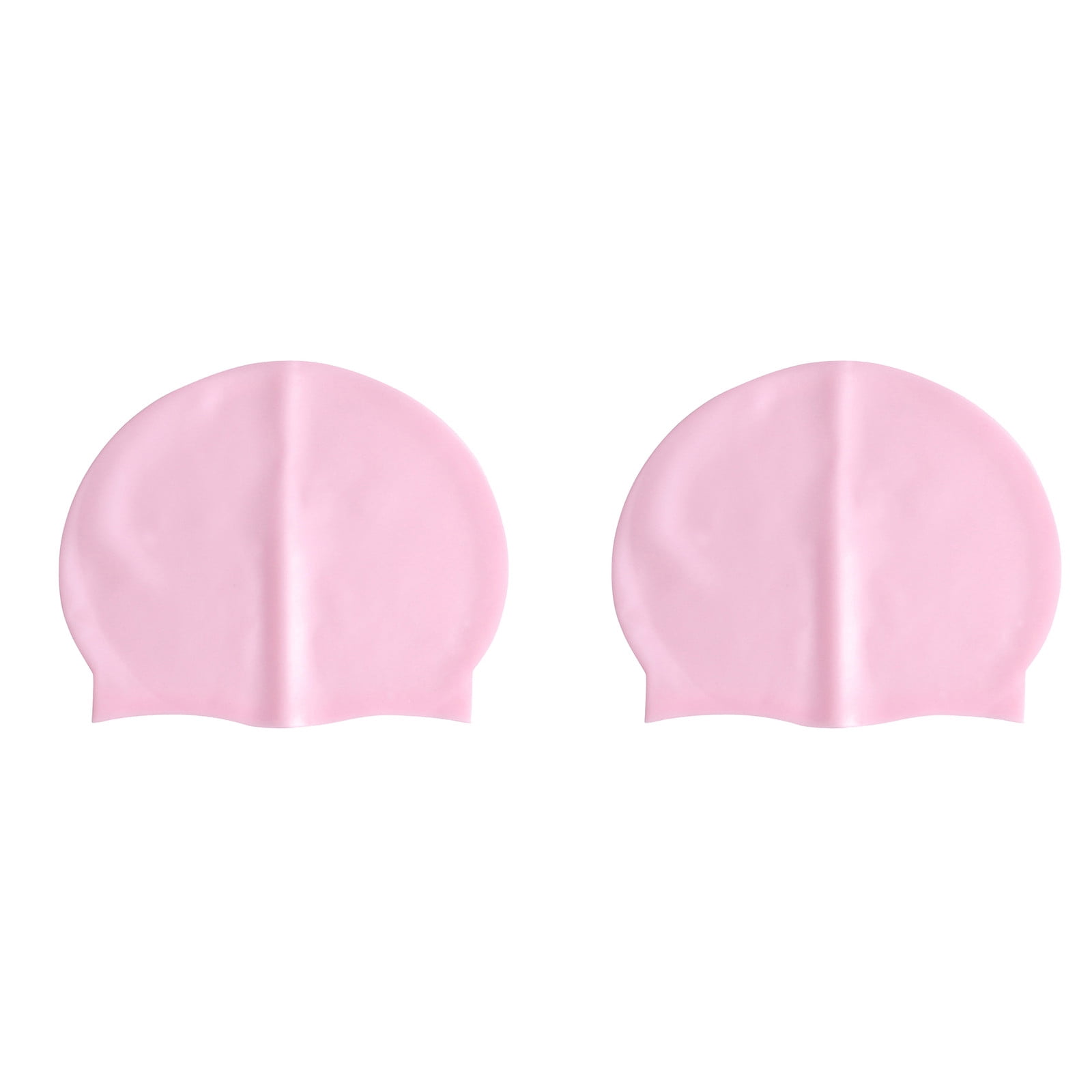 2 Pack Adult Silicone Swimming Cap with Ear Protection – 3D Ergonomic ...